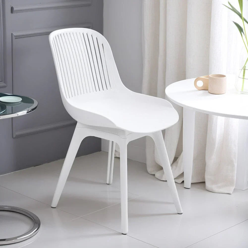 White Plastic Chairs: Sleek, Affordable & Versatile – North East Sofas ...