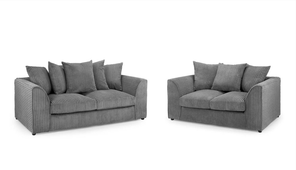 Jumbo Cord Fabric Sofa – Enhance Living Rooms