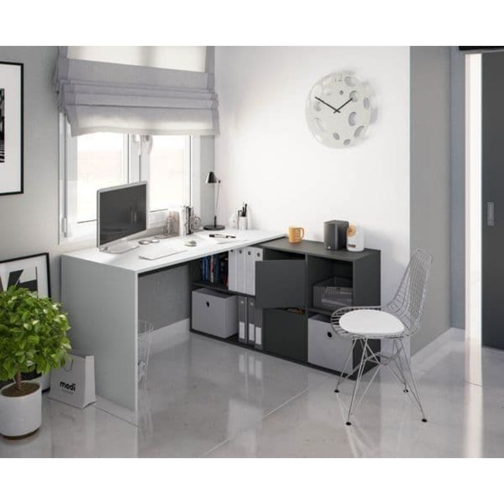 Stylish Oak Corner Desk – Perfect for Home or Office Use